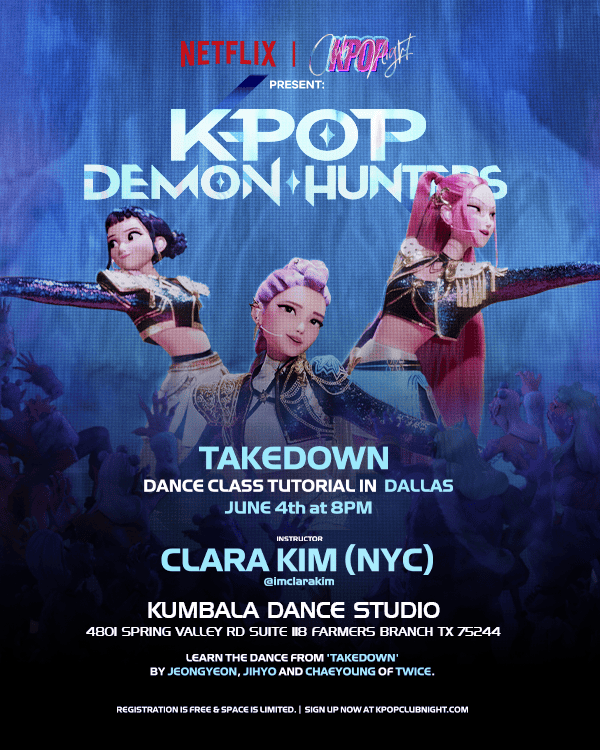 Kpop Demon Hunters - Dance Class Tutorial in Dallas | Kpop Club Night